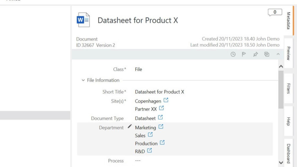 Document Management System for Life Sciences