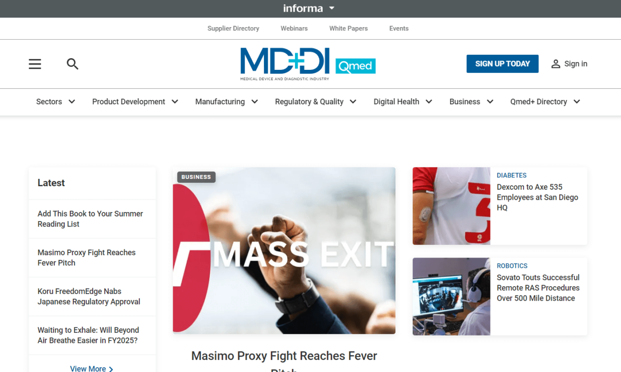 20 Best Medical Device Blogs and Industry News Websites