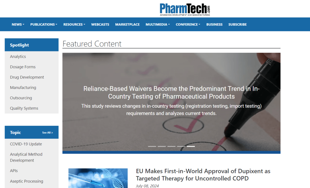 20 Best Pharmaceutical Blogs and Industry News Websites