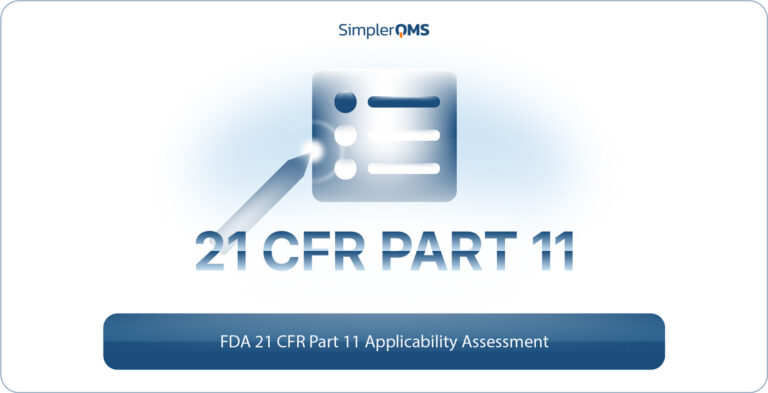 FDA 21 CFR Part 11 Applicability Assessment: Definition, Steps, and ...